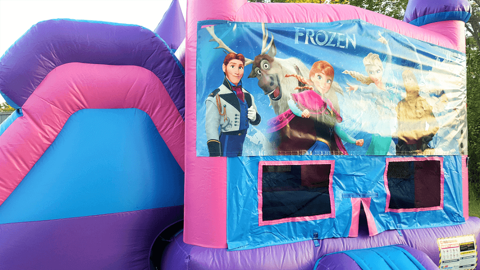 Frozen Bounce House Water Slide I Frozen Bouncy Castle nflatable Rental