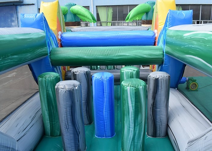 Water Obstacle Course Rental | Wet or Dry Inflatable Obstacle Challenge