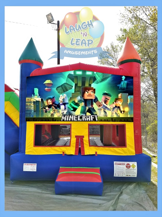Minecraft Bounce House | Minecraft Party Rental for Kids | Rent Today!