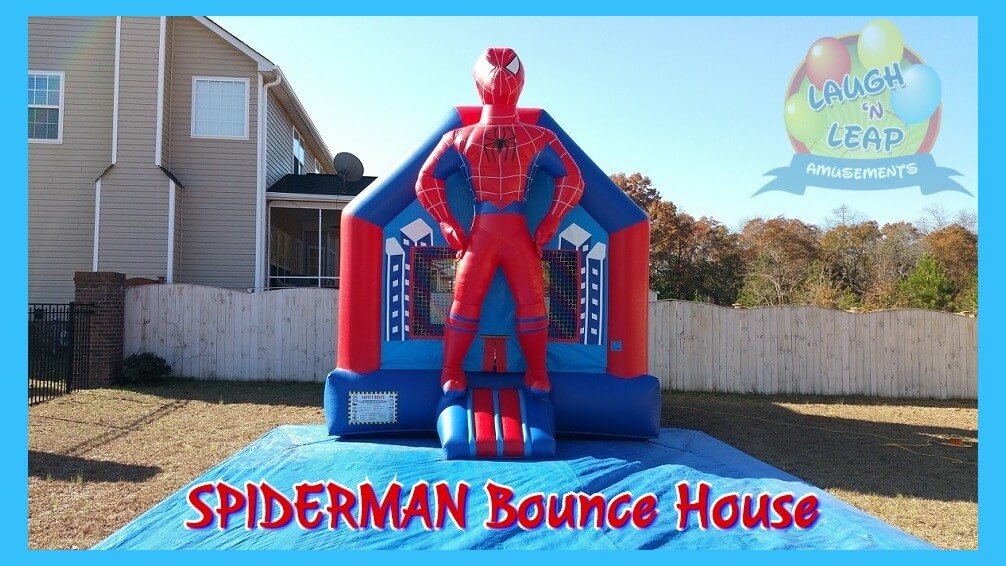 Spiderman Bounce House - Spiderman Inflatable Rental - Columbia SC